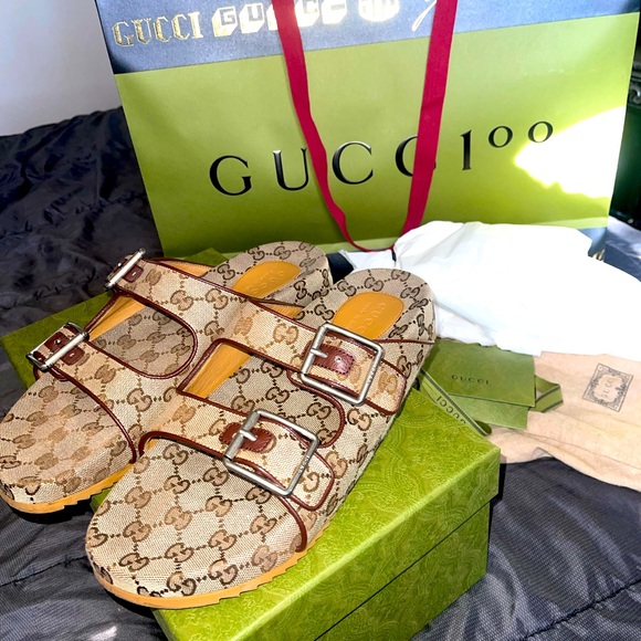 Gucci | Shoes | Gucci Mens Slide Sandal With Straps Size | Poshmark